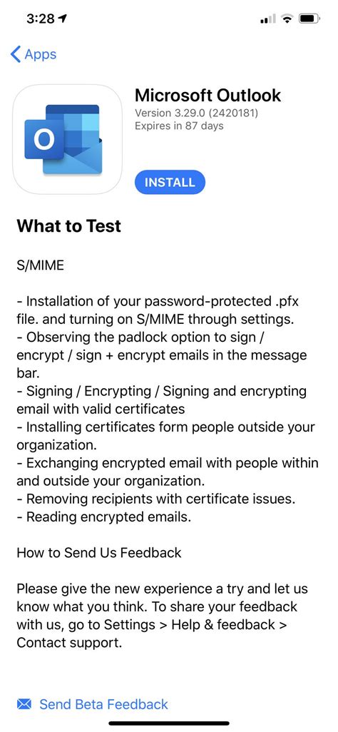 Microsoft Outlook Mobile Getting S MIME Support Softpedia