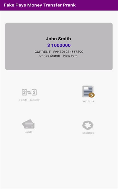 Millionaire Fake Bank Account App On The Amazon Appstore