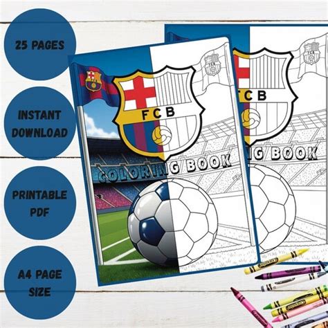 Barcelona Team Coloring Pages 2025