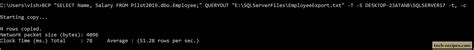 how to use bcp utility in sql server