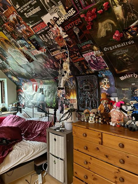Poster Wall Metal Rooms 80s Metalhead Room 80s Bedroom Posters
