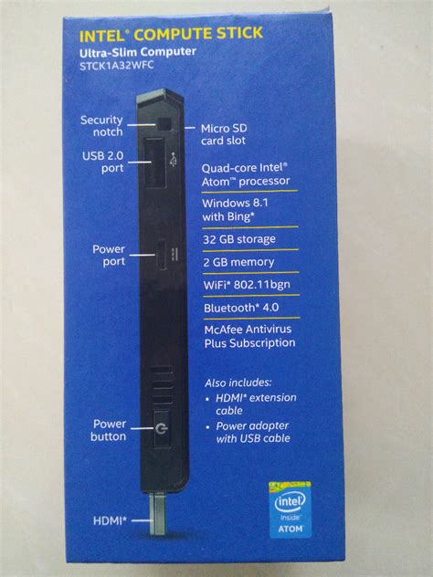 Intel Compute Stick Computers And Tech Parts And Accessories Other
