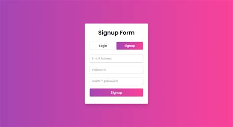 How To Make Animated Registration Form In HTML Rocoderes