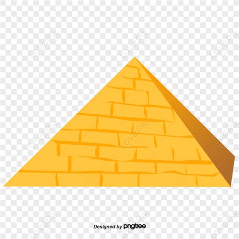 노란 삼각형 이집트 일러스트 피라미드골든삼각 표지원뿔 Png 일러스트 무료 다운로드 Lovepik