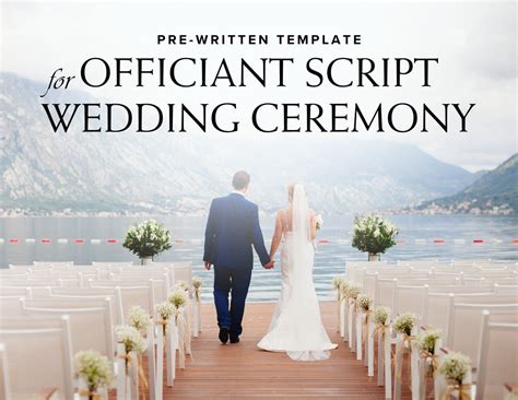 Captivating Pre Written Officiant Script Personalized Wedding