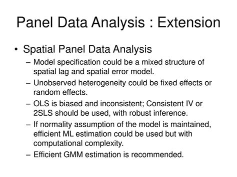 Ppt Econometric Analysis Of Panel Data Powerpoint Presentation Free Download Id 733174