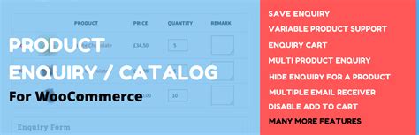 PRO WooCommerce Product Enquiry Quotation WooCommerce Product Catalog Pi Web Solution