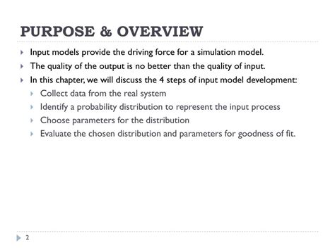 PPT Input Modeling PowerPoint Presentation Free Download ID 2959845