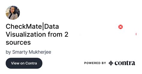 Checkmatedata Visualization From 2 Sources By Smarty Mukherjee