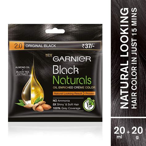 Garnier Black Naturals Hair Color For Men And Women Shade 2 0 Original