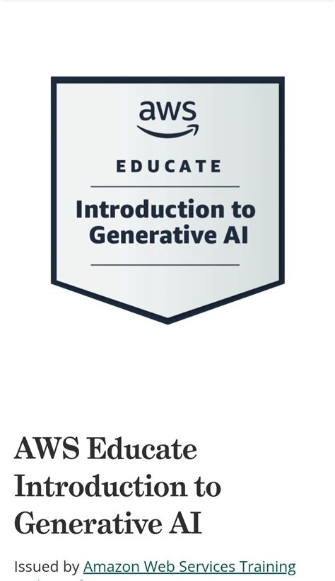 Completed Aws Introduction To Generative Ai Naveen Dev Manilal