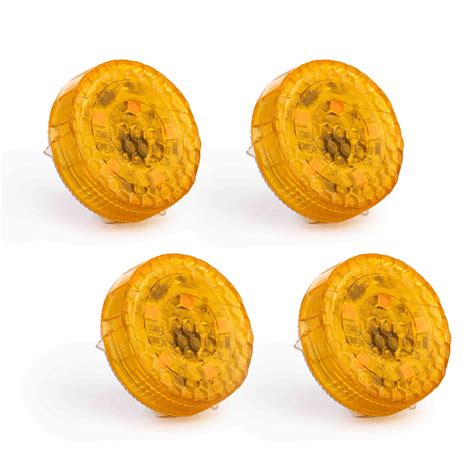 Опаковка от 4 броя комплект светлини с 5 магнитни безжични автомобилни светодиода за