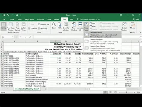 How To Make A Header In Excel Float Infoupdate Org