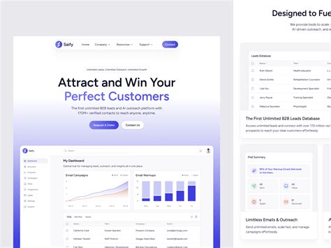 Saify Free Saas Website Template By Diversekit — Framer Marketplace
