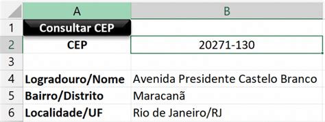 Consulta De Cep Com Vba No Site Dos Correios
