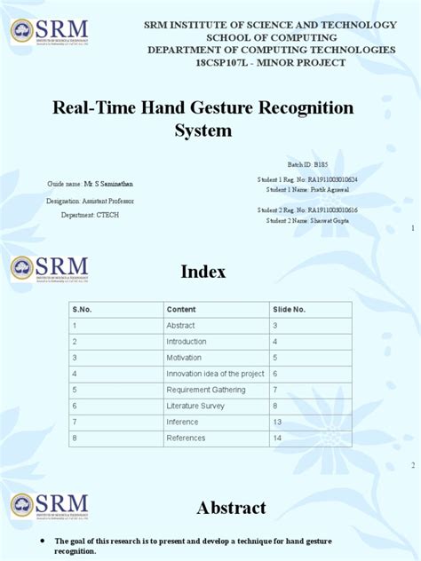 Real Time Hand Gesture Recognition System A Literature Review And