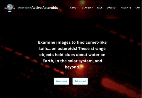 Launch Of New Citizen Science Project Active Asteroids Nasa Science