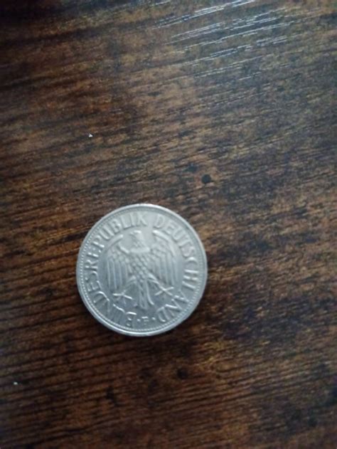 Seltene 1 Deutsche Mark Münze Von 1972 Sammlerstück Gebraucht In Neuhausen Am Rheinfall Für