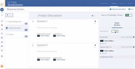 How Do I Skip An Optional Section RFP360