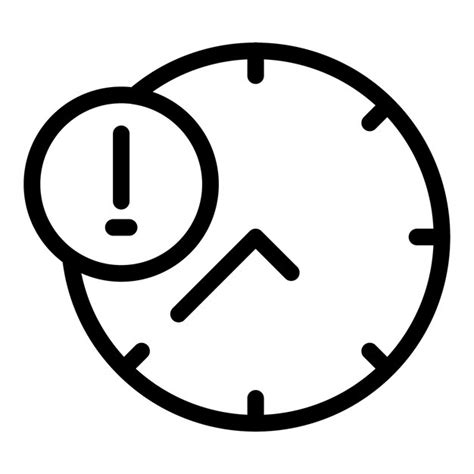 Premium Vector Duration Clock Icon Outline Vector Digital Timer Call