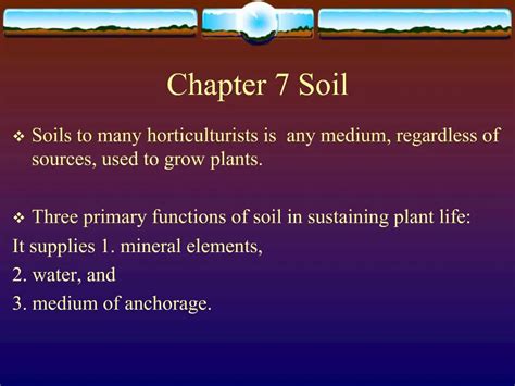 PPT Chapter 7 Soil PowerPoint Presentation Free Download ID 1401345
