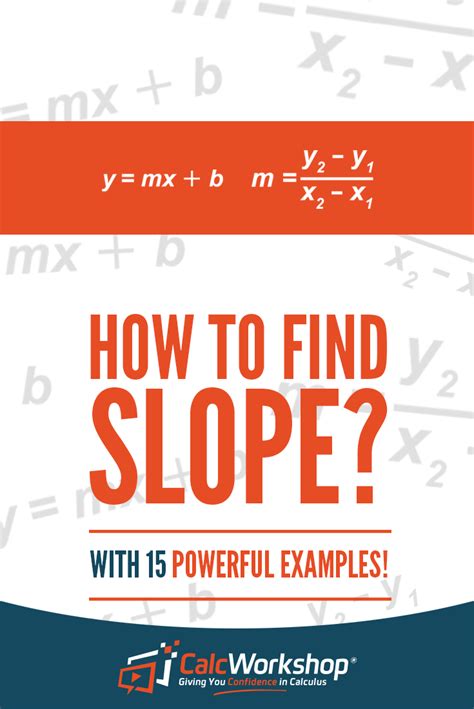 Whats The Formula For A Slope Complete Guide