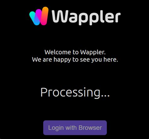 Unable To Open Wappler After Signing In Through Browser Wappler General Wappler Community