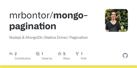 Tobok Sitanggang on LinkedIn: GitHub - mrbontor/mongo-pagination: Nodejs & MongoDb (Native Driver)…
