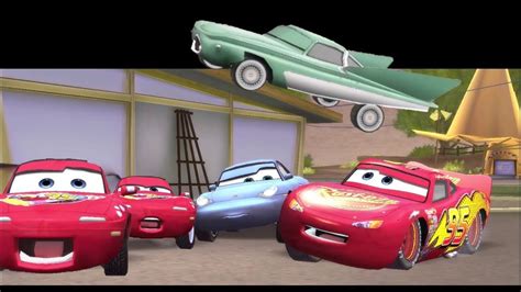 Disney Pixar Lightning Mcqueen Cars Movie Game 4 Racing Mia And Tia