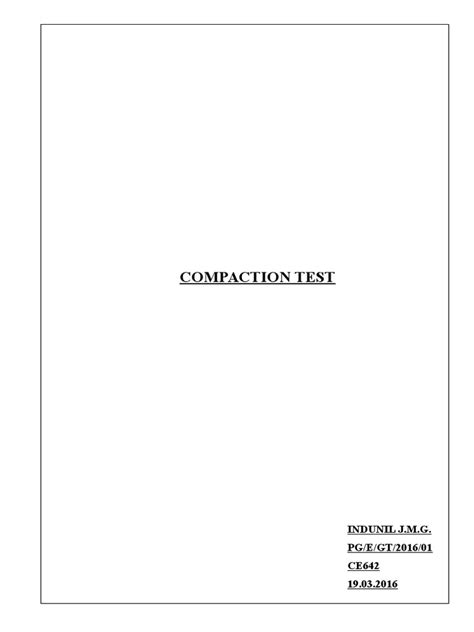 Pdf 60 Compaction Test Dokumentips
