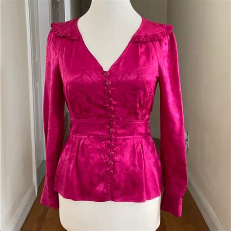 Fuchsia Marc Jacobs Silk Blouse Gem