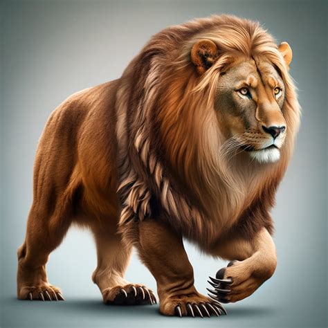 Majestic Bear Lion Hybrid Mythical Power Unleashed Ai Art Generator