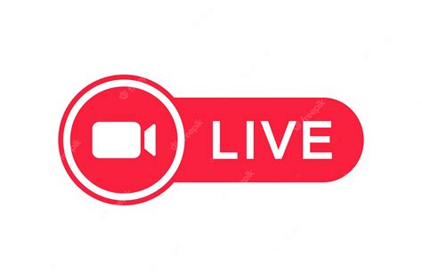 Premium Vector | Live streaming icon live broadcasting button