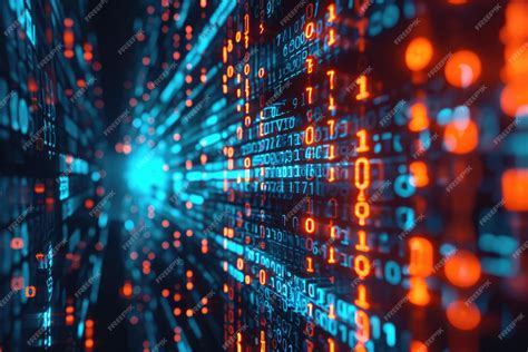 Premium Ai Image A Computer Screen Displaying A Multitude Of Numbers Representing Data And