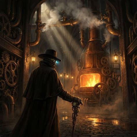 Free Steampunk Mystery Man Image Steampunk Victorian Industrial