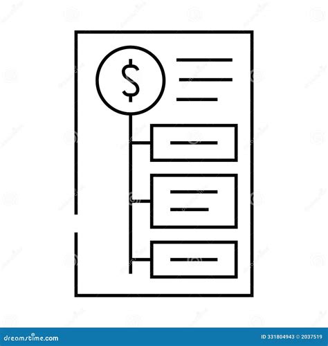 Planning Line Icons Signs Set Design Collection Of Organizing Scheduling Forecasting