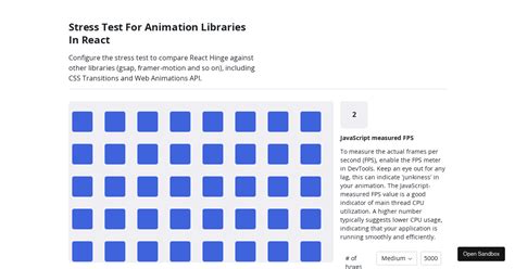 React Hinge Vs Js Animations Vs Css Animations Forked Codesandbox
