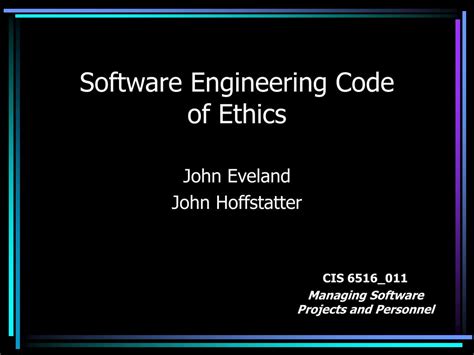 Ppt Software Engineering Code Of Ethics Powerpoint Presentation Free Download Id 42195