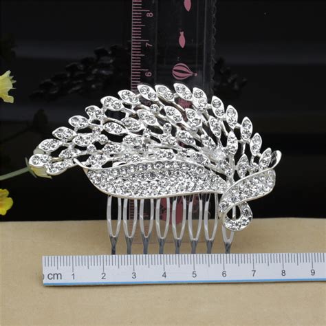 Badu Bg Булчински аксесоари за коса в корейски стил Сребърно покритие от диадема с диадема и