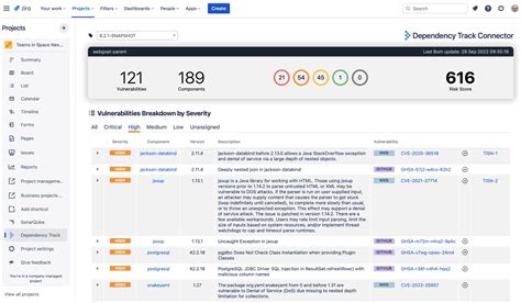 Dependency Track Connector For Jira Excentia