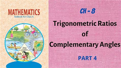 Trigonometric Ratios Of Complementary Angles Part 4 Introduction To