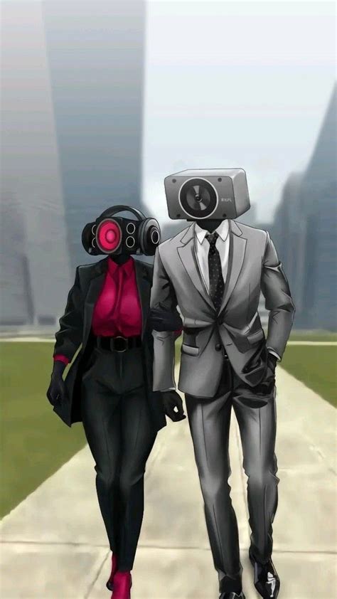 Titan Speaker Man Speaker Woman Foto De Capa Tumblr Personagens De
