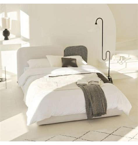 포스트모던 앤디 하운드투스 체크 패브릭 퀸 호텔침대 독립하이탑매트 티몬