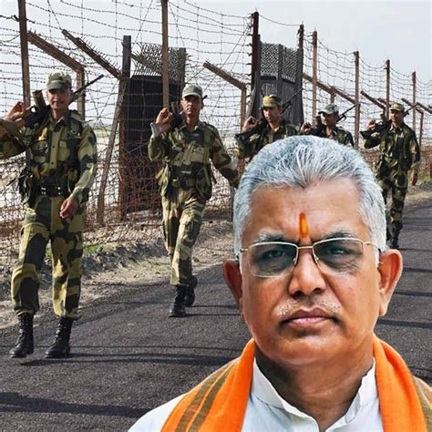 Dilip Ghosh And Bsf Bjp Leader Dilip Ghosh Blames Bsf In Bangladeshis