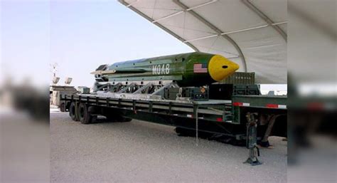 Mother Of All Bombs Moab Us Drops Biggest Non Nuclear Bomb In