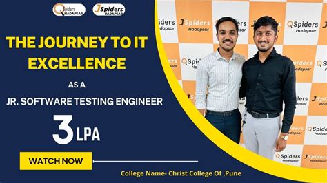 How Qspiders Shape My Future Software Tester Qspiders Hadapsar
