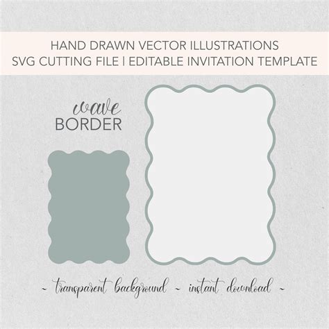 Square Scallop Template