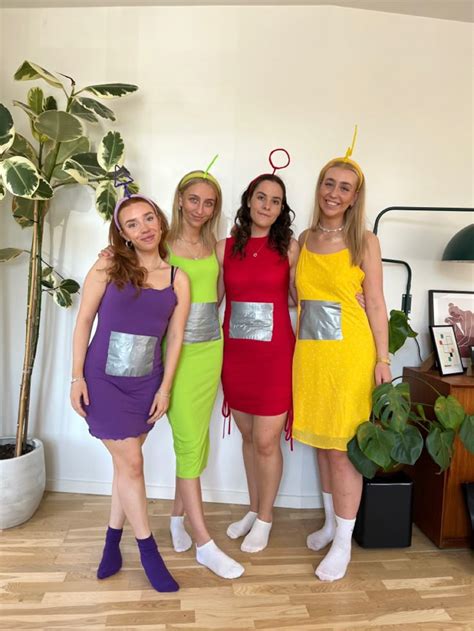 Teletubbies💛 ️💜💚 Udklædningsideer Kostumer Skole