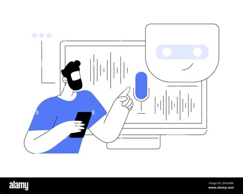 Natural Language Processing Abstract Concept Vector Illustration Stock