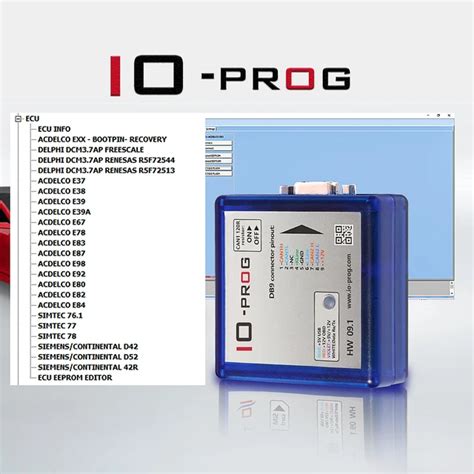 Original Muti Function Io Prog Programmer Bd9 Connector 50 Off